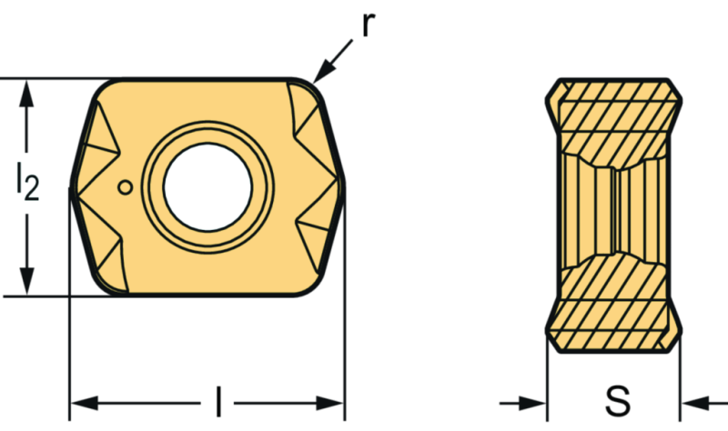 ENMX110616R-M5 WSM35G Negative rhombic Walter Tools » Camcut